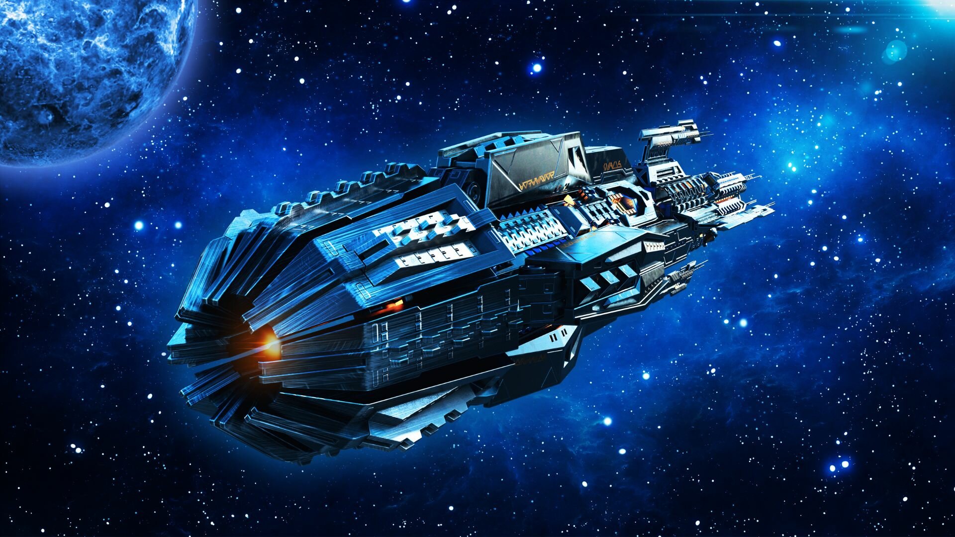 Self-Replicating Spacecraft, von Neumann Probes - Atmospheric Lights