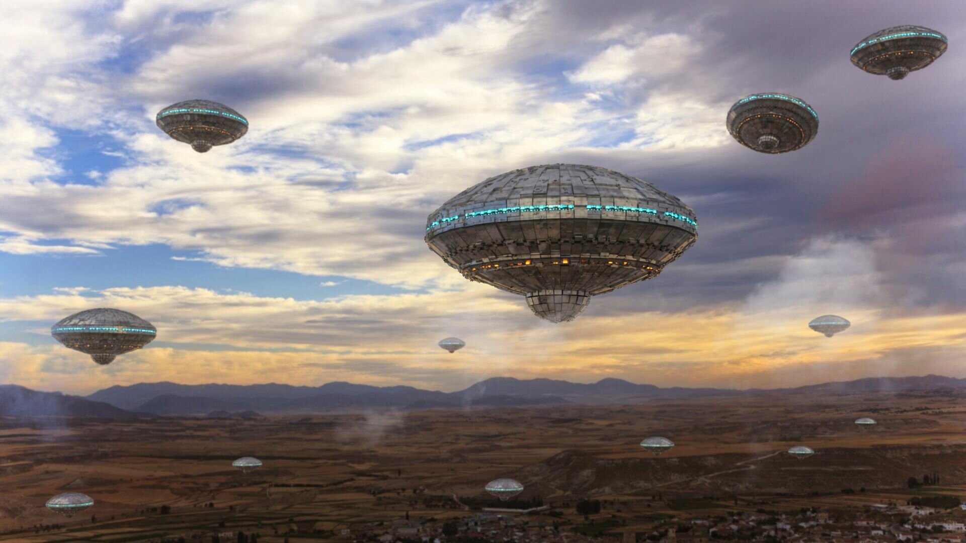 Self-Replicating Spacecraft, von Neumann Probes - Atmospheric Lights