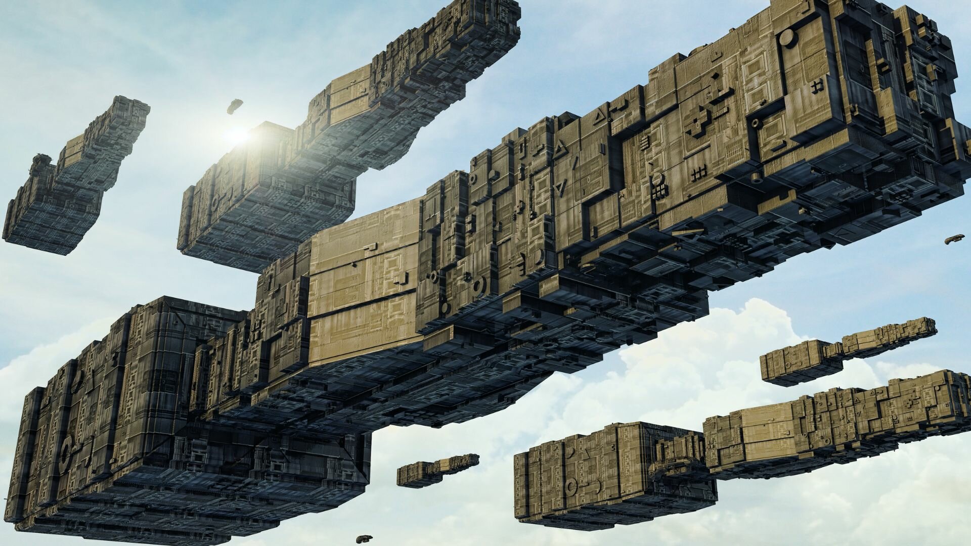 Self-Replicating Spacecraft, von Neumann Probes - Atmospheric Lights