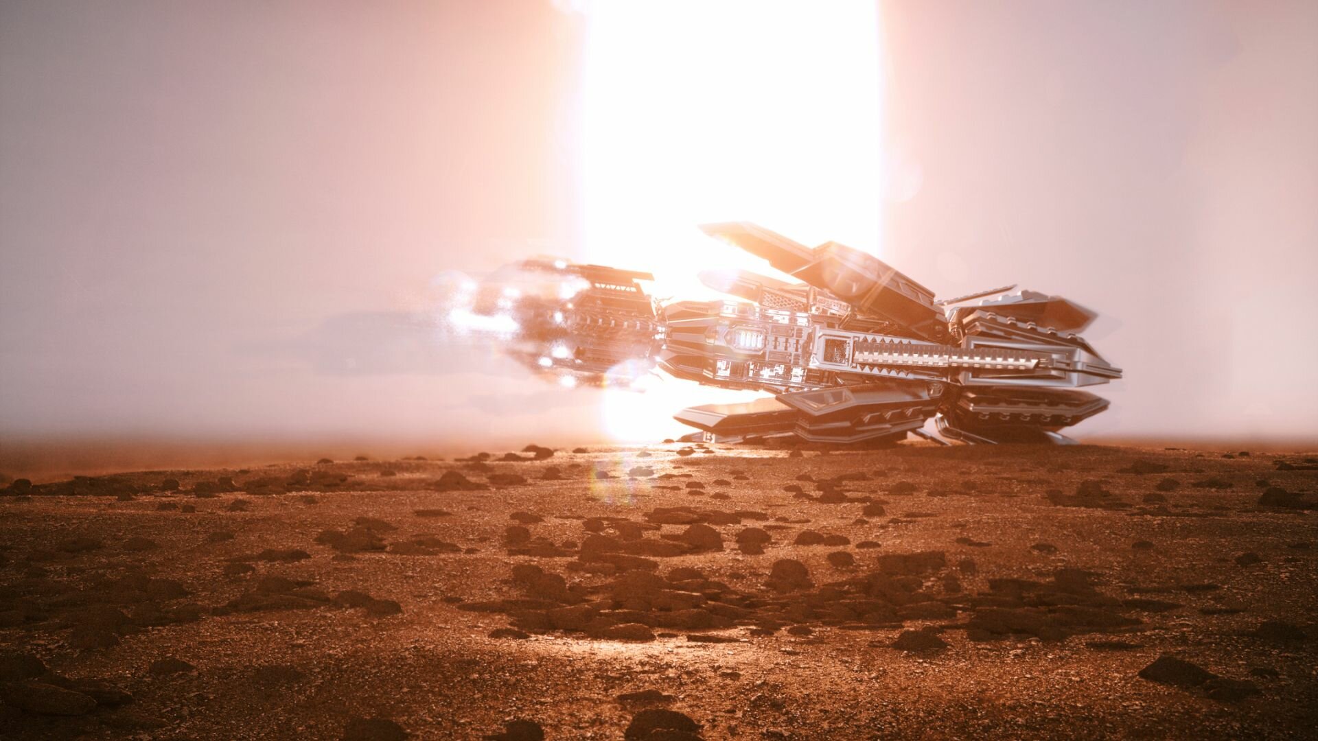 Self-Replicating Spacecraft, von Neumann Probes - Atmospheric Lights