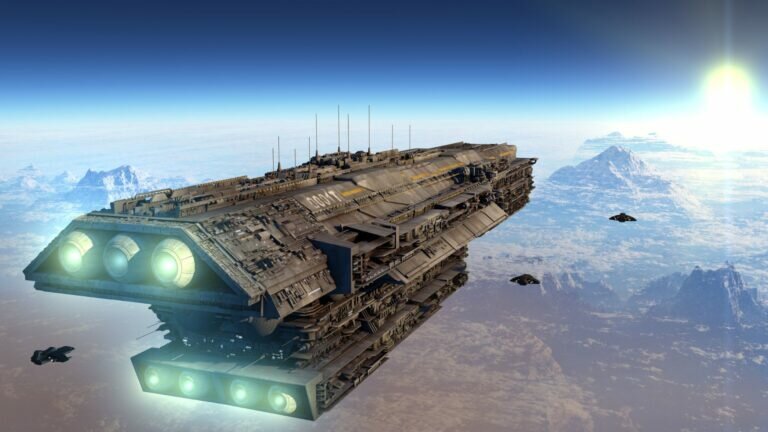 Self-Replicating Spacecraft, von Neumann Probes - Atmospheric Lights
