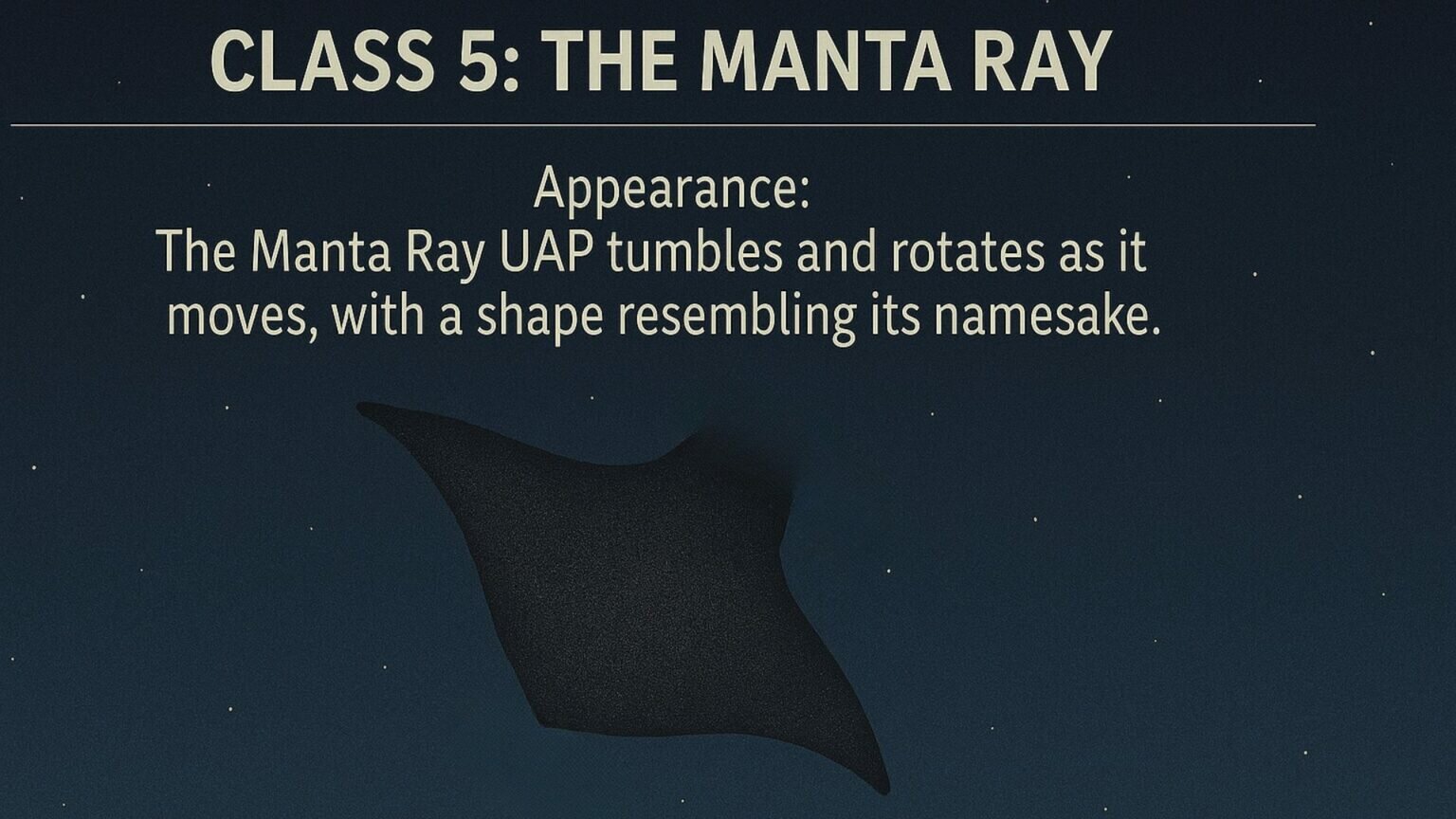 Skywatcher's Revolutionary UAP Classification System: Unveiling the 9 ...